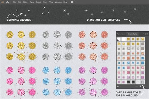 How To Make Glitter Texture In Illustrator At Bridget Powers Blog