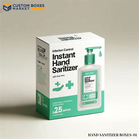 Custom Hand Sanitizer Boxes Wholesale With Logo Design Now