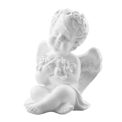 Статуетка Ангелик з квітами білий гіпс An0607 G Id 1421509003 цена 118 ₴ купить на Prom Ua