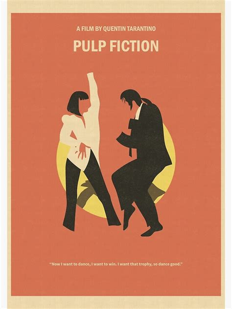 Pulp Fiction Minimalistische Poster Pulp Fiction Minimalist Movie