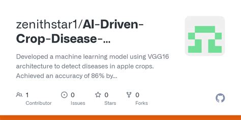 GitHub Zenithstar AI Driven Crop Disease Prediction And Management System Developed A