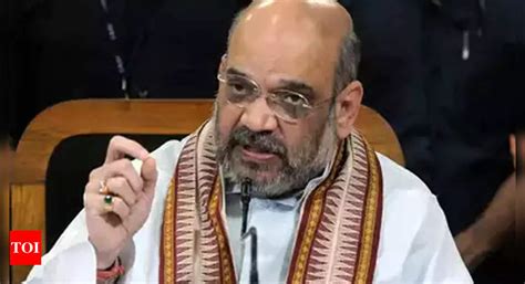 Report Card Amit Shah To Present ‘report Card Of Chouhan Govt Today Bhopal News Times Of India
