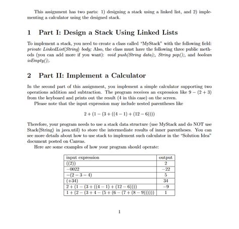 Solved This Assignment Has Two Parts Designing A Stack Chegg