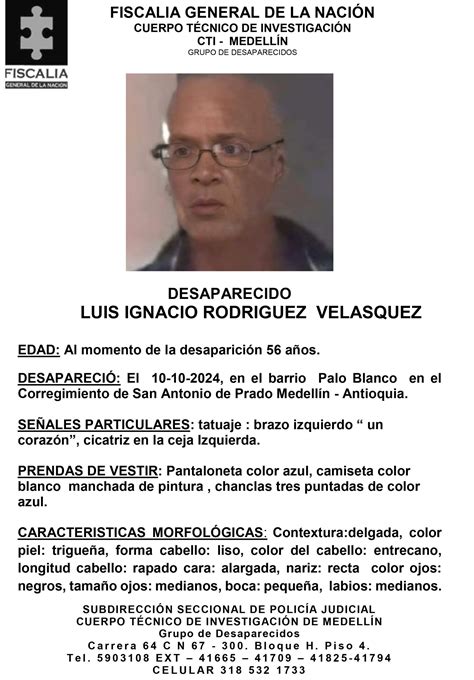 Luis Ignacio Rodríguez Disappeared In Medellín Archyde