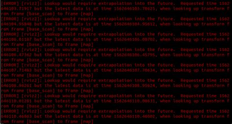 Time Stamp Warning Robot Loses Its Pose Issue Ros Navigation Navigation GitHub