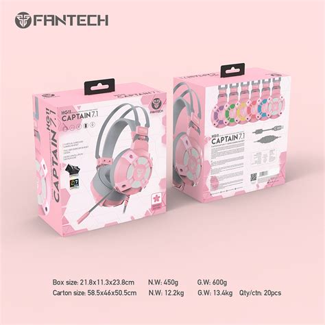 Fantech Hg11 Sakura Edition Captain 71 Surround Gaming Headset