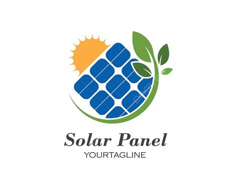 Solar Panel Logo Vector Icon Equipment Logo House Vector Equipment