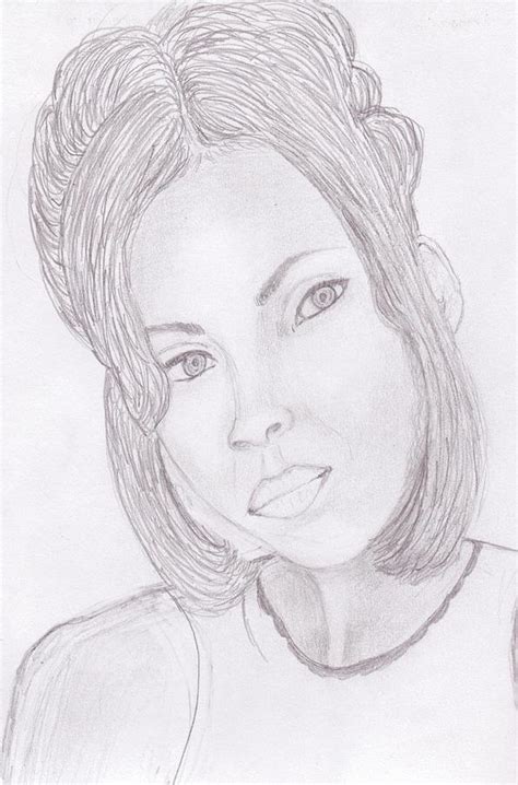 Young Lady Drawing By Helen Vanterpool Pixels