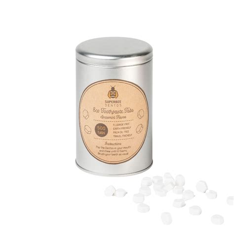 Superbee Dentos Toothpaste Tablets Mmf7 500 Toothpaste Tabs Fluoride Friendly Travel