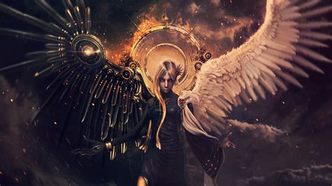 Angel And Demon Wallpaper Wallpapersafari