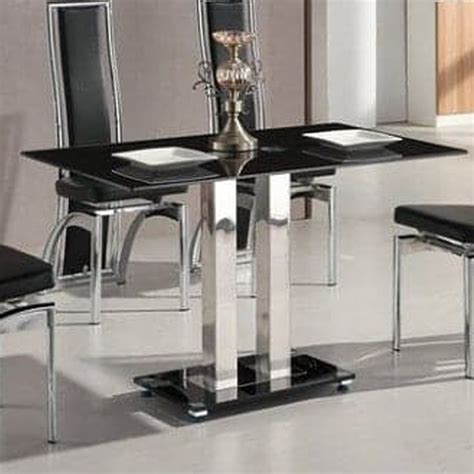 Jet Small Glass Dining Table Only Furniture In Fashion