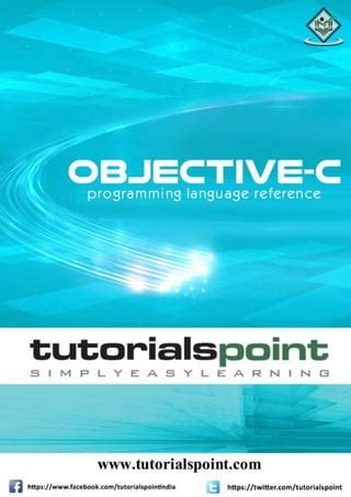 Objective C Tutorial Pdf