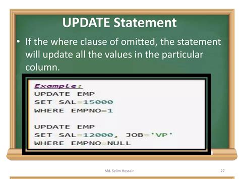 data definition and data manipulation language ddl and dml pptx