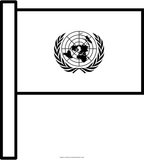 Målarbilder Fn Flagga