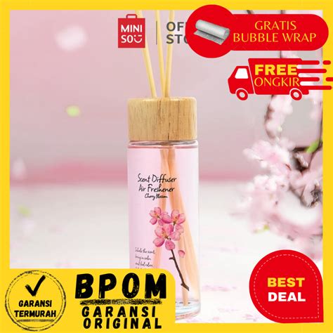 Jual Miniso Scent Diffuser 95ml Sakura Reed Diffuser Flower Air