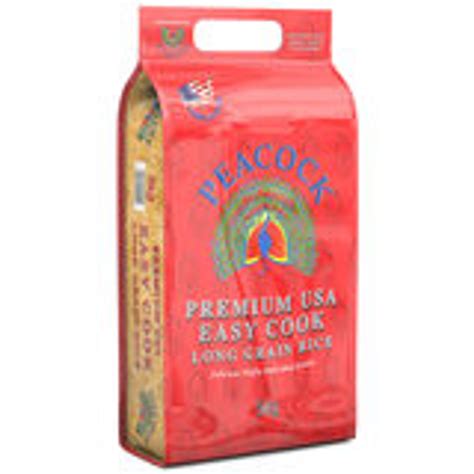 Peacock Easy Cook Long Grain Rice 5kg