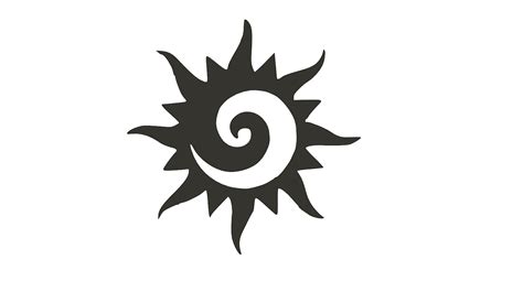 Archivo Stl Arte De Pared Sol En Espiral・objeto Imprimible En 3d Para