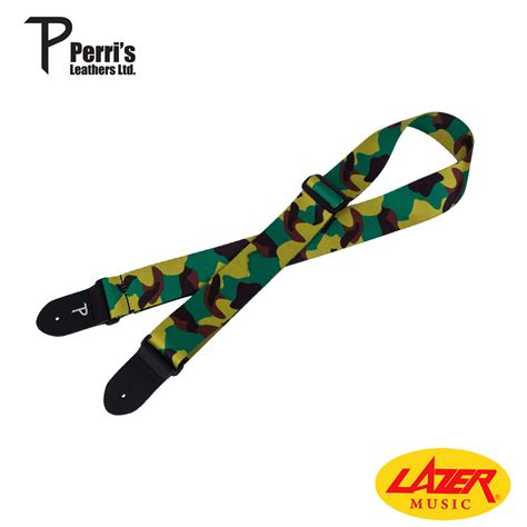 Perris Lpcp 1698 Army Camo Print Guitar Strap Lazer Music