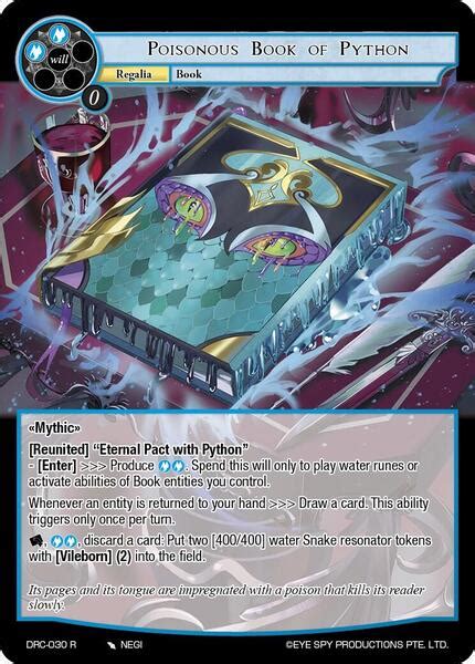 Poisonous Book Of Python Descent Into The Ravens Catacombs Force