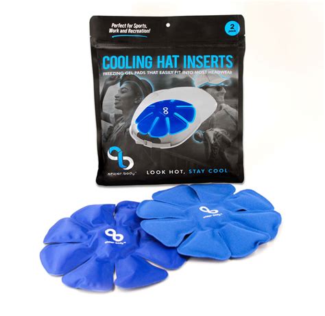 Pack Cooling Hat Inserts Long Lasting Cools Person All Day Everyday
