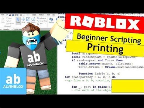 (4) How To Script On Roblox For Beginners - Printing and Changing Properties - Episode 3 ...
