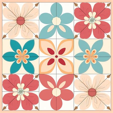 Premium Ai Image Floral Patchwork Flowers Background Pattern Wallpaper Vector Premium Ai Image Floral Patchwork Flowers Background Pattern Wallpaper Vector