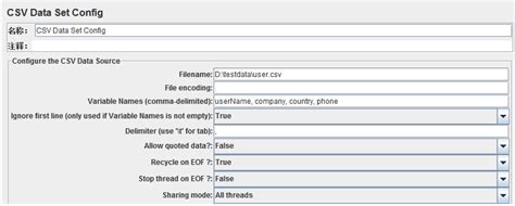 Jmeter 配置元件 Csv Data Set Configrandom Csv Data Set Config插件下载 Csdn博客