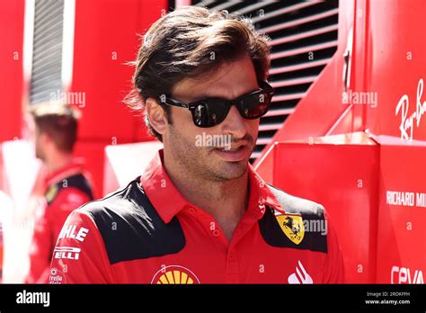 Mogyorod Hungary 22nd July 2023 Carlos Sainz Of Scuderia Ferrari In
