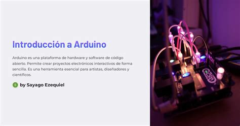 introducción a arduino