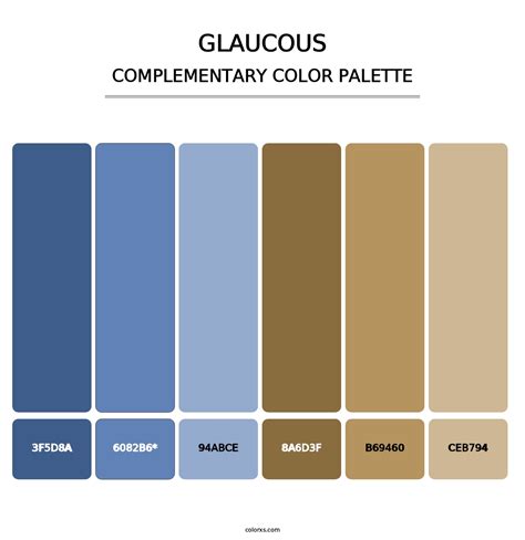 Glaucous Color Palettes