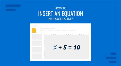 How To Insert An Equation In Google Slides