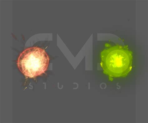 Artstation Vfx Pack Projectile Animations Game Assets