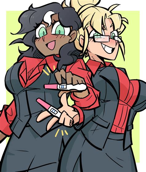 Rule 34 Big Breasts Breasts Cleavage Female Helltaker Huge Breasts Pregnancy Test Pregnant