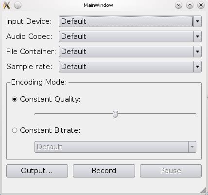 Audio Recorder Example Qt For Python Audio Recorder Example Qt For Python