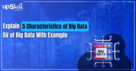 Explain 5 Characteristics Of Big Data 5v Of Big Data With Example