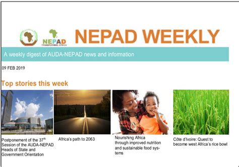 Auda Nepad Weekly Digest Auda Nepad