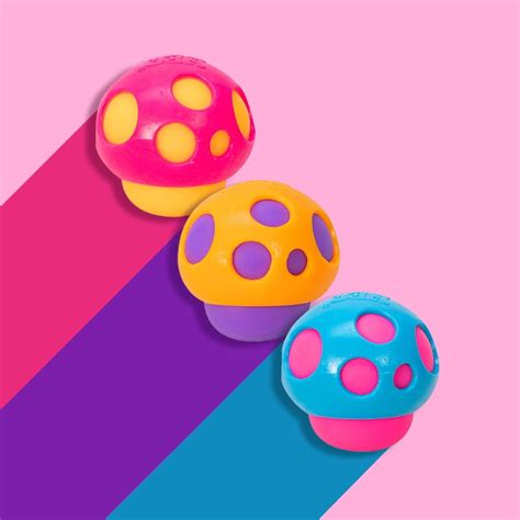 Needoh Antystresowy Gniotek Zabawka Sensoryczna Grzybek Groovy Shroom