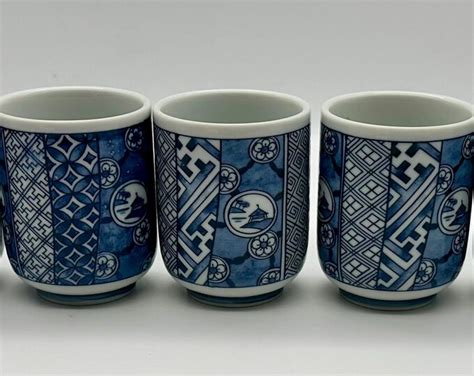 Japanese Tea Cups From Kanto Region Etsy