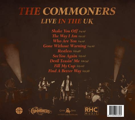 “the Commoners Live In The Uk” Album Review Planetmosh Planetmosh