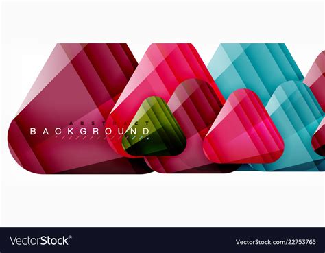 Geometric Abstract Background Triangles Royalty Free Vector