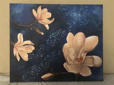 Blue Flower Painting
