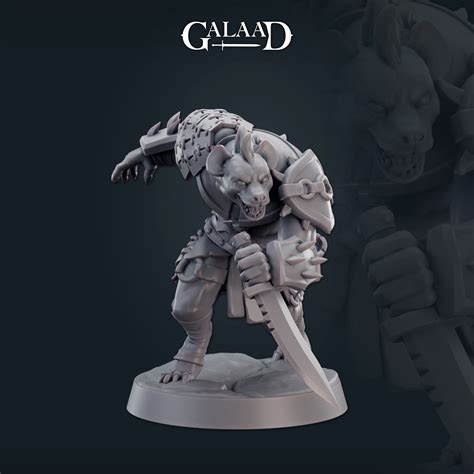 3d File Male Gnoll 03 ♂️ ・3d Printable Model To Download・cults