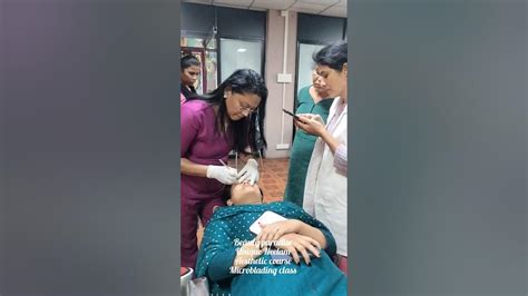 Microblading And Permanent Lip Colour Class 😍 Microblading