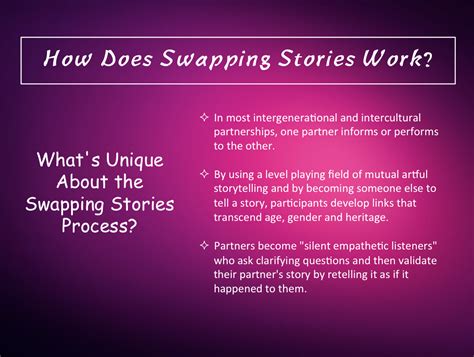 How It Works — Swapping Stories