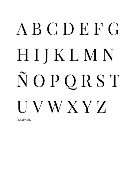 Letras - pedido de clase - Tipografía I - A B C D E F G H I J K L M N Ñ O P Q R S T U V W X Y Z ...