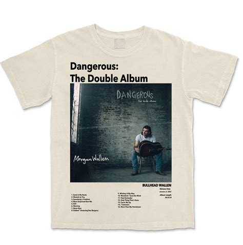 Dangerous Morgan Wallen Retro Album Shirts Hip Hop Retro 90s