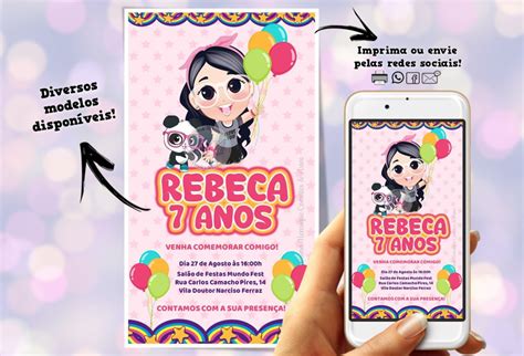 Convite Luluca Elo7 Produtos Especiais