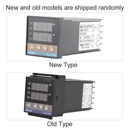 REX C100 Digital Thermostat Tempeature Controller Regulator Relay 220V Output TC K J S E