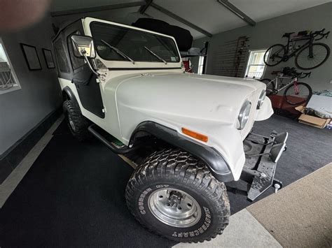 1983 Jeep Cj White Cj7 For Sale