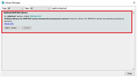 Arduino Guide For Bmp388 Altimeter Pressure Altitude Temperature